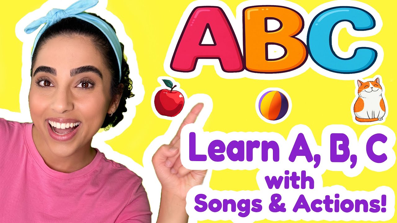Learn Alphabet Letters A, B, C 🎵 Fun Songs & Actions with Zara ...