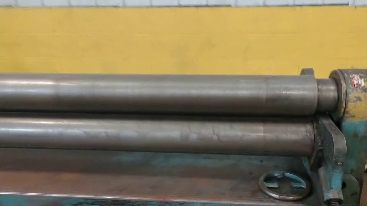 10' x 12 GAUGE WYSONG MODEL #D-120 POWER INITIAL PINCH PLATE ROLL ...