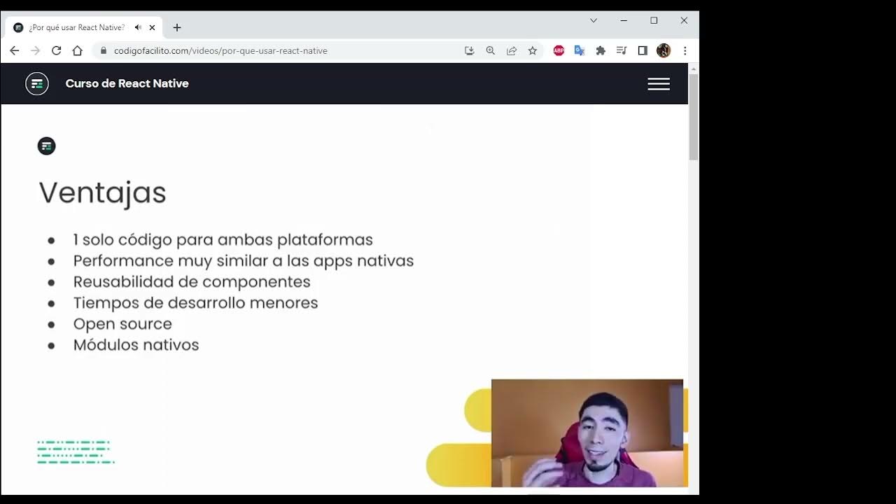 Curso de React Native parte 1 codigo fac premium - YouTube