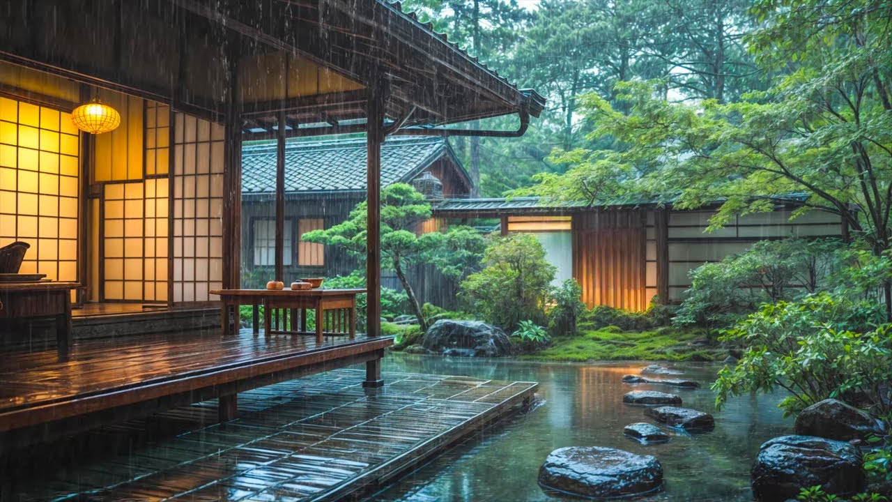Soft Falling Rain Sounds | A Soft & Peaceful Moment - YouTube