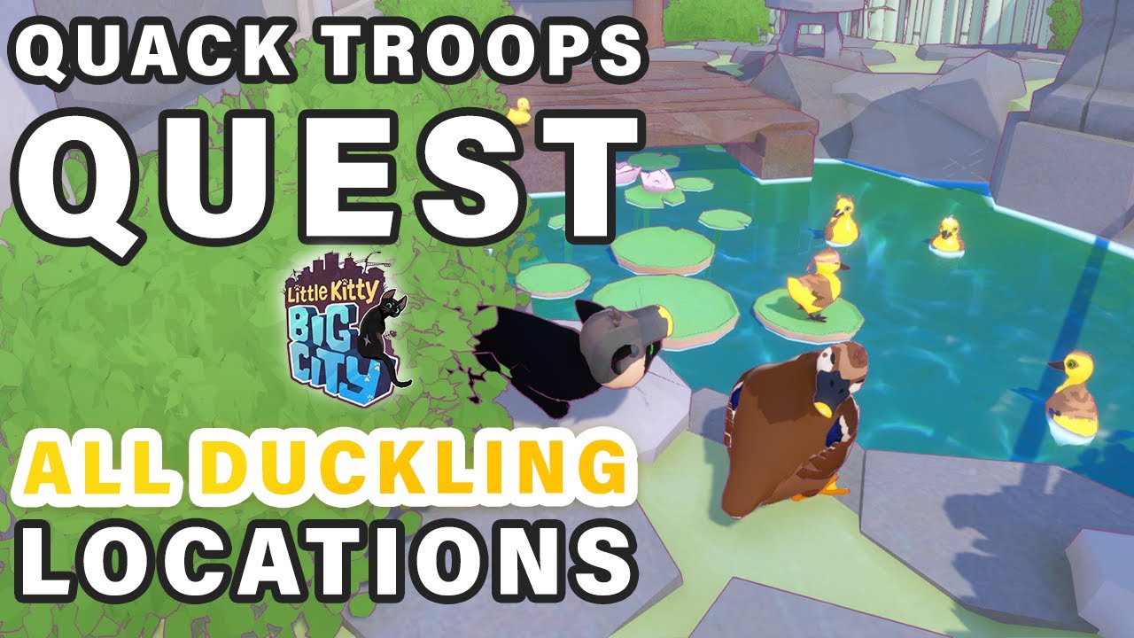 All Duckling Locations Little Kitty, Big City - YouTube
