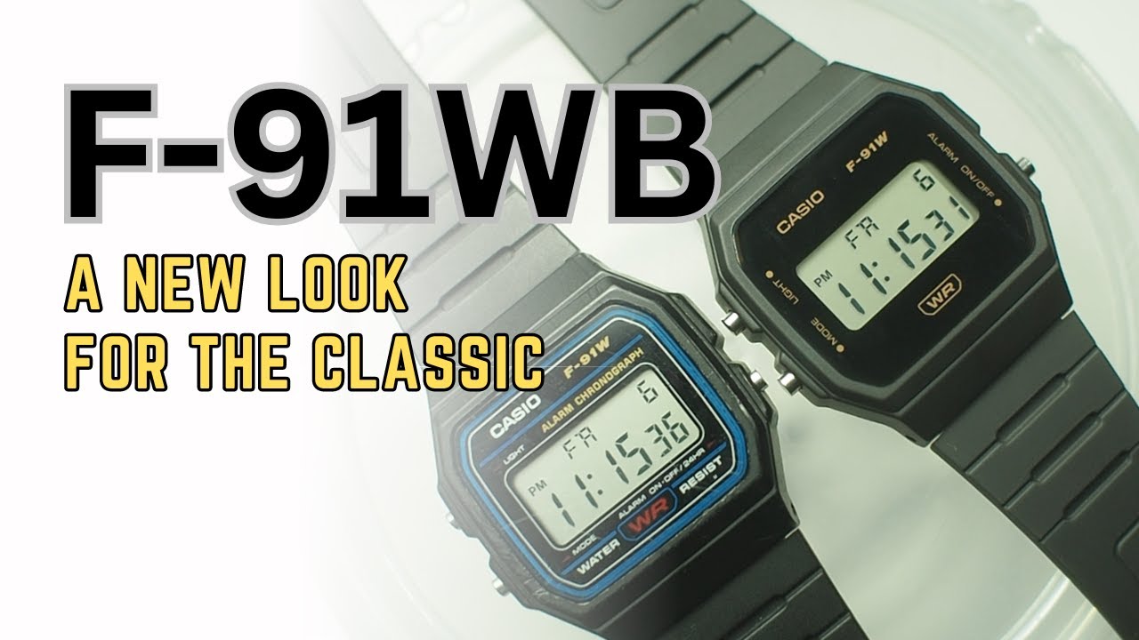 The New Minimalist Gray Casio F91 WB Review: Modern F91WB vs Classic ...