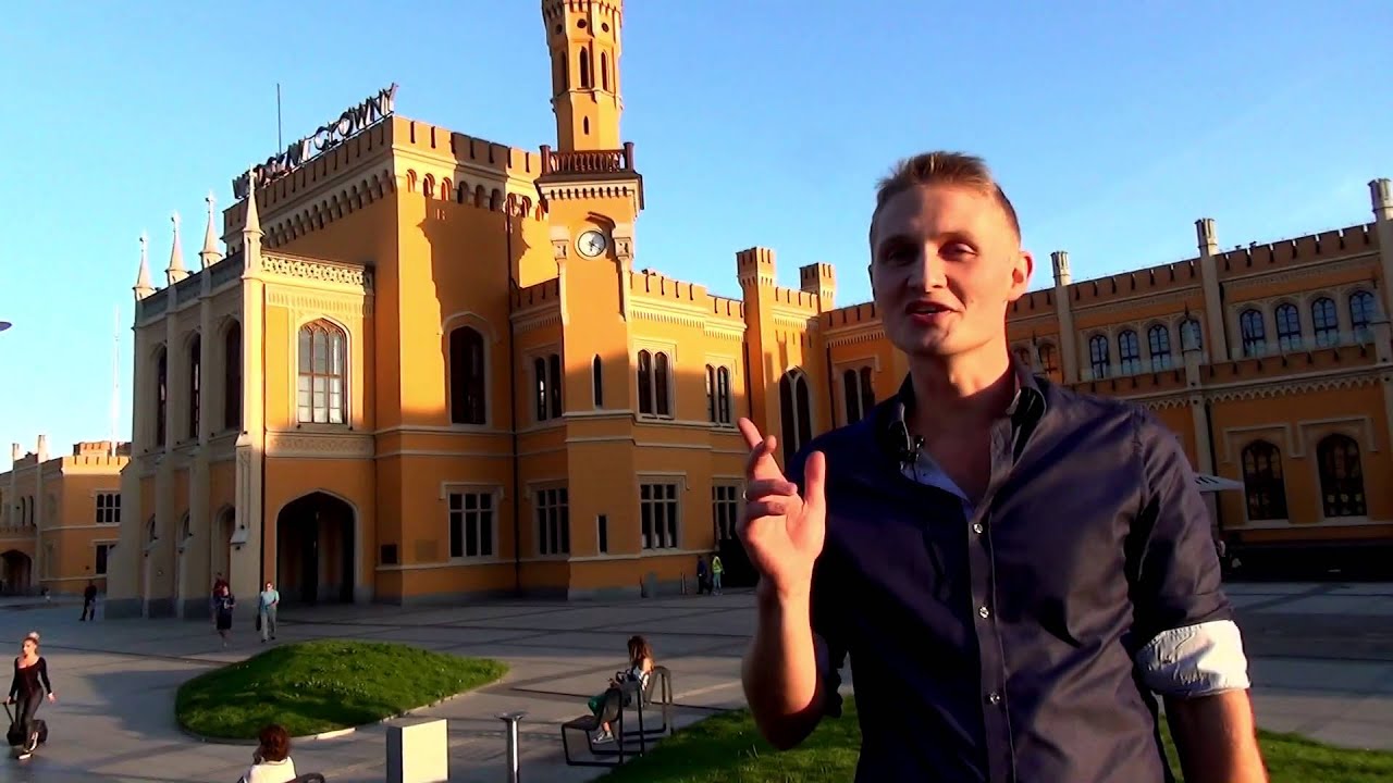 Wroclaw main train station & new trams (Public transport 3) - YouTube