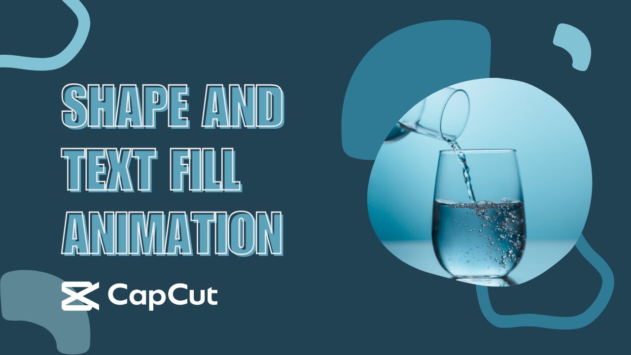 Shape And Text Filling Up Video Animation Tutorial! How To Create This ...