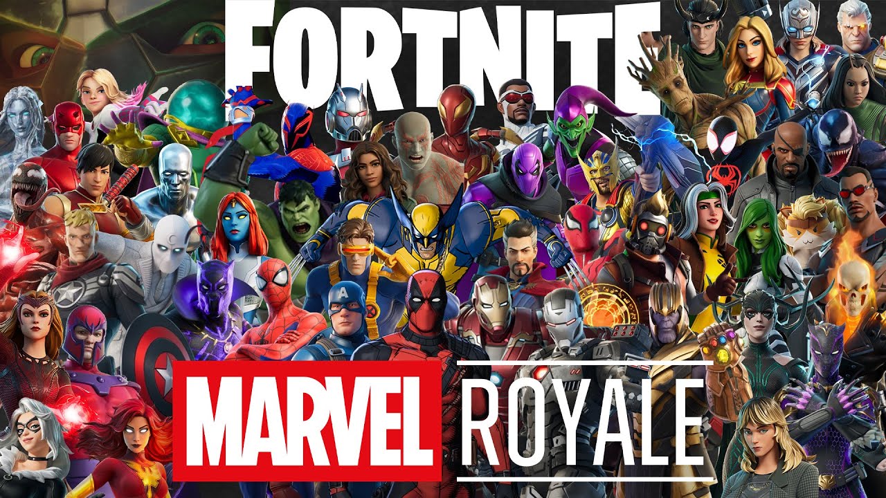 Fortnite Marvel Royale | Custom Battle Royale Match - YouTube