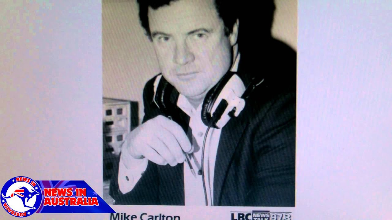 Mike Carlton does an English accent on LBC London Radio 1993 NEWS IN ...