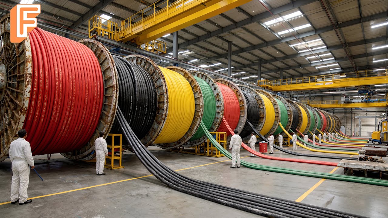 How Billions of Electrical Wires Are Made Inside Massive Production ...