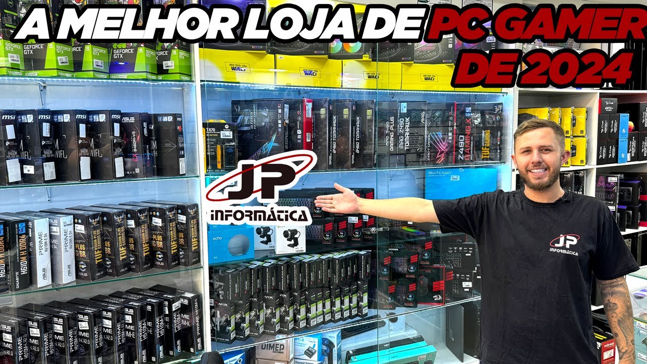 A MELHOR LOJA DE PC GAMER DE 2024 - JP INFORMÁTICA SANTA EFIGÊNIA - YouTube
