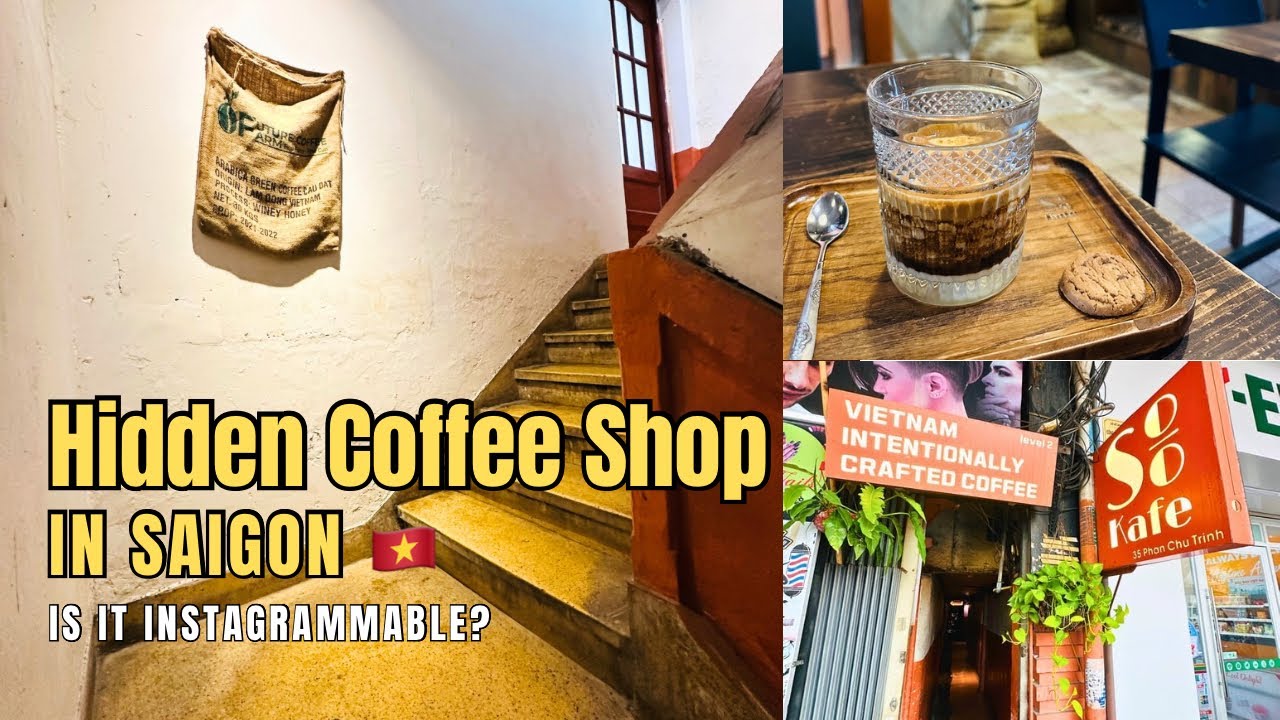 HIDDEN COFFEE SHOP IN SAIGON 🇻🇳 "Is it worth it?" | Vlog #212 - YouTube