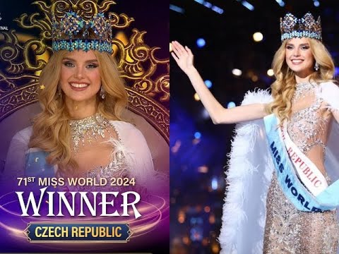Miss World 2024 Winner Krystyna Pyszkova from Czech Republic# ...