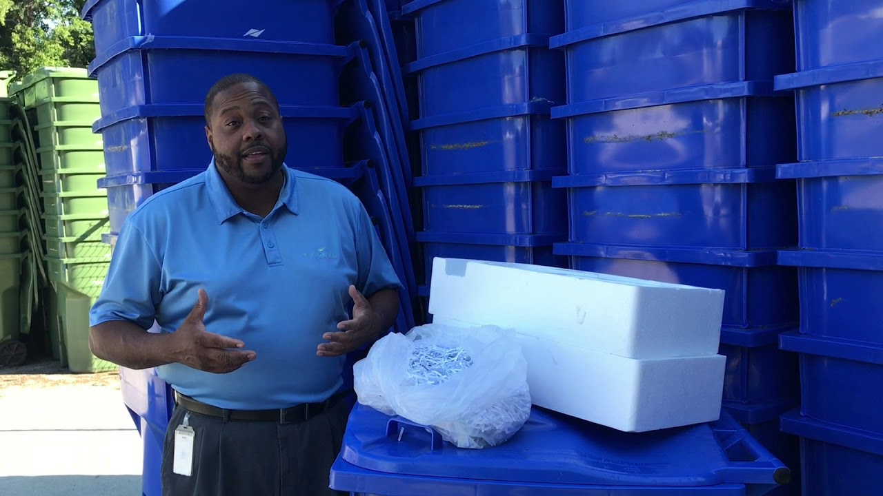 Shredded paper and Styrofoam - YouTube