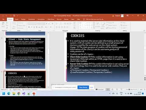 How to use client-side state management like cookies in asp net c# - YouTube