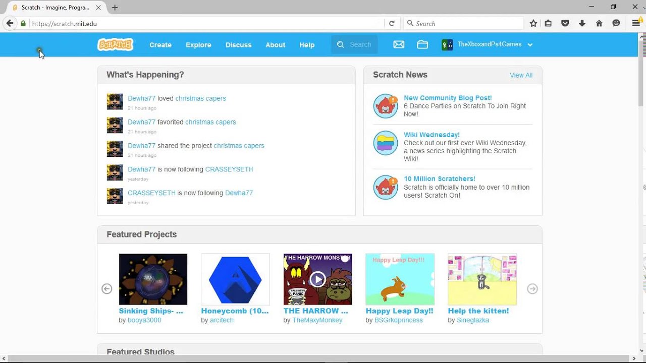 Scratch Undertale #1 - YouTube