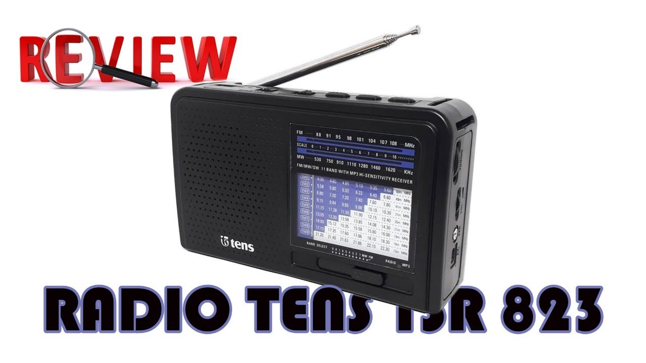 REVIEW & UNBOXING RADIO TENS TSR-823 AM/FM 11 BAND - YouTube