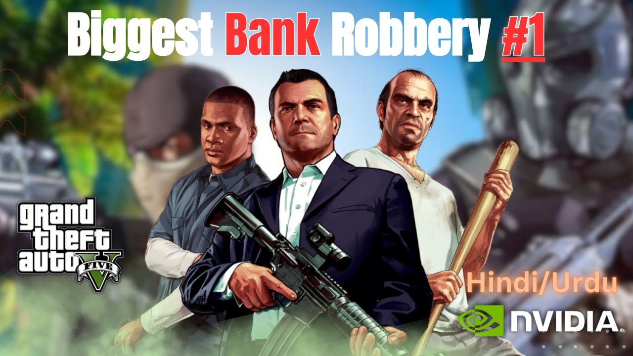 EPIC FIVE BANK ROBBERY! EP 1 Insane Heists and Getaway Action in GTA V ...