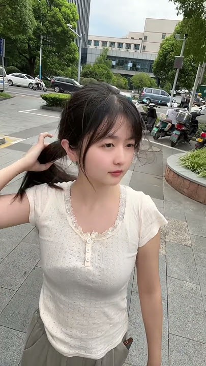 今天风很大 素颜 甜妹 原相机 甜系女孩 圆脸 Cutegirl Youtube