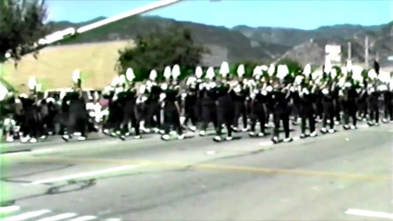 Montebello HS - Eagle Squadron - 1997 Azusa Golden Days Parade - YouTube