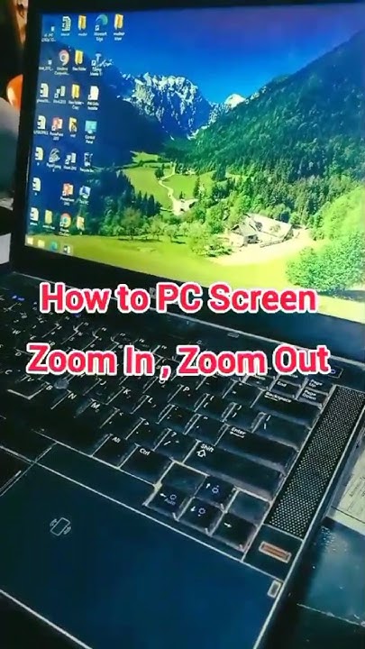how to zoom in and zoom out screen in PC or laptop #shorts #computer # ...