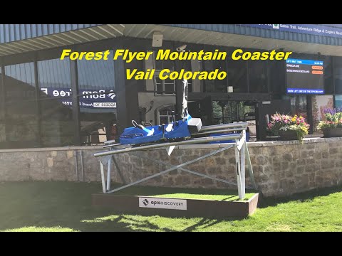 Forest Flyer Mountain Coaster (HD) ON Ride Vail Adventure Ridge ...