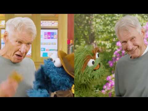 Harrison Ford, Cookie Monster Eat Cookies, Sing 'Indiana Jones' Theme