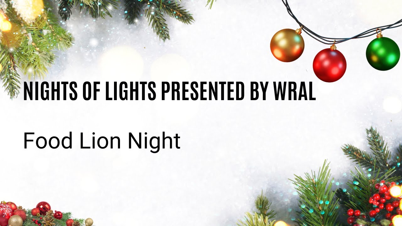 Food Lion WRAL Night of the Lights - YouTube