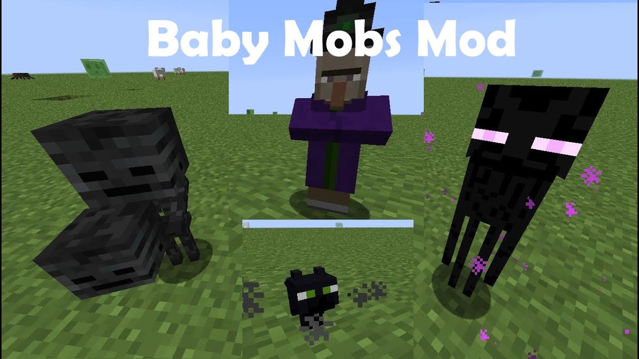 Baby Mobs Mod - Minecraft 1.9.4 - YouTube