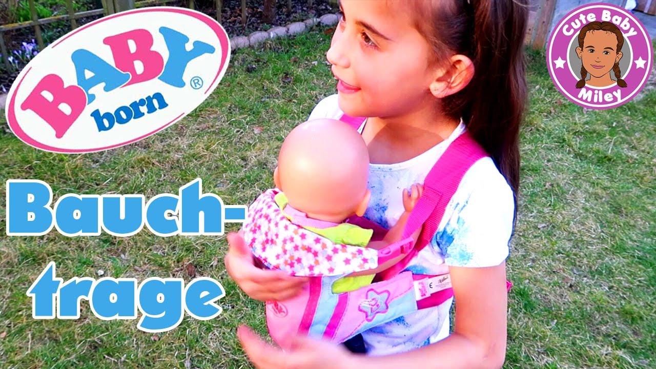 BABY BORN BAUCHTRAGE Tragesitz - Miley und Lotta unterwegs ...