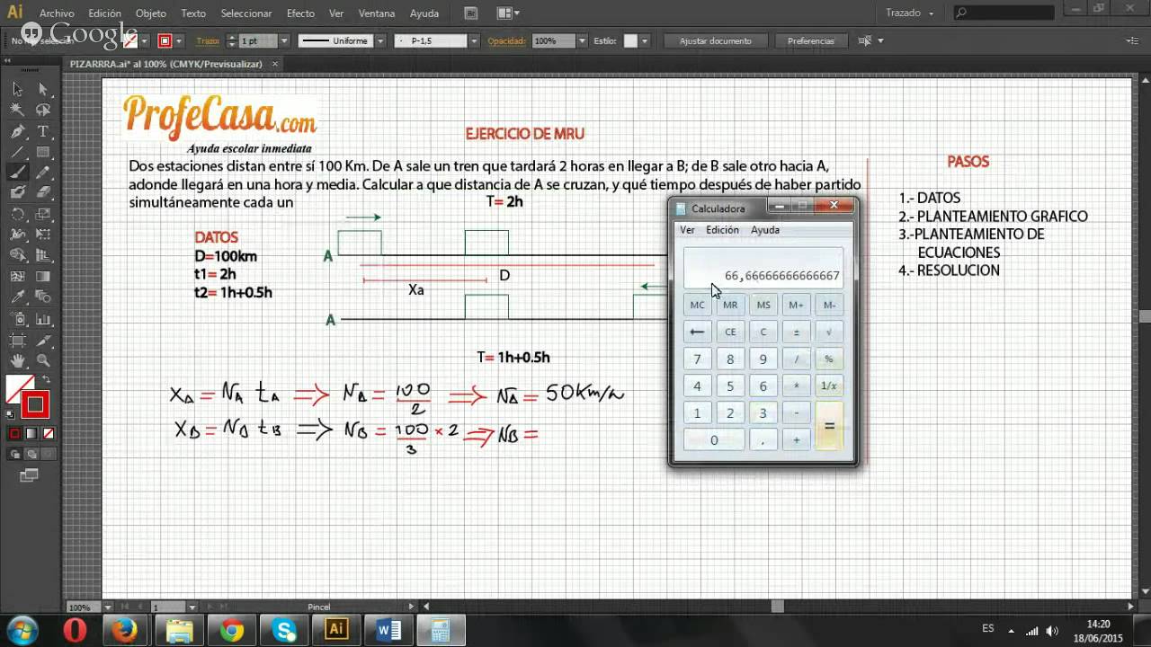 EJERCICO DE MRU - YouTube
