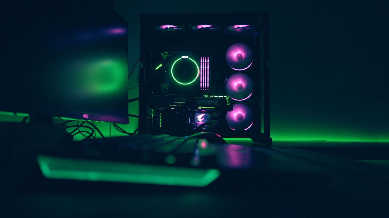 The BEST Gaming PC for 2000 $ – The Neon Build 2019 - YouTube
