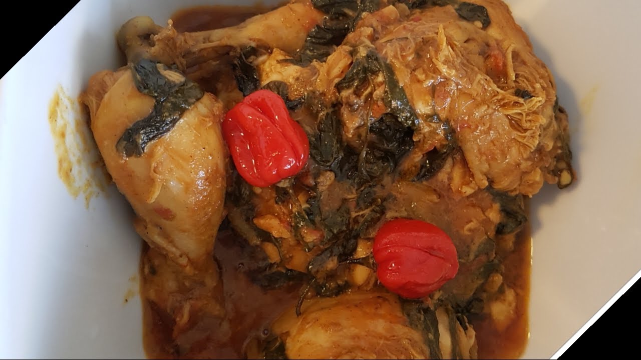 Mboga Ya Kuku Na Mchicha Wa Nazi - YouTube