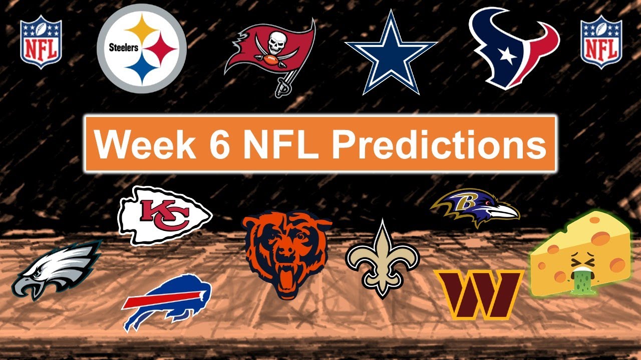NFL Week 6 Score Predictions 🏈 - YouTube