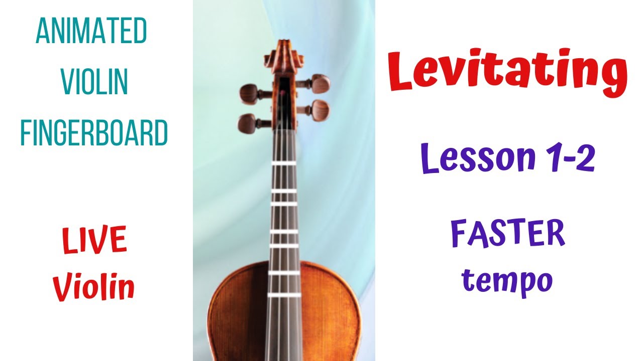 LEVITATING 🪩 by Dua Lipa | LESSON 1-2 | FASTER | LIVE Violin Tutorial ...
