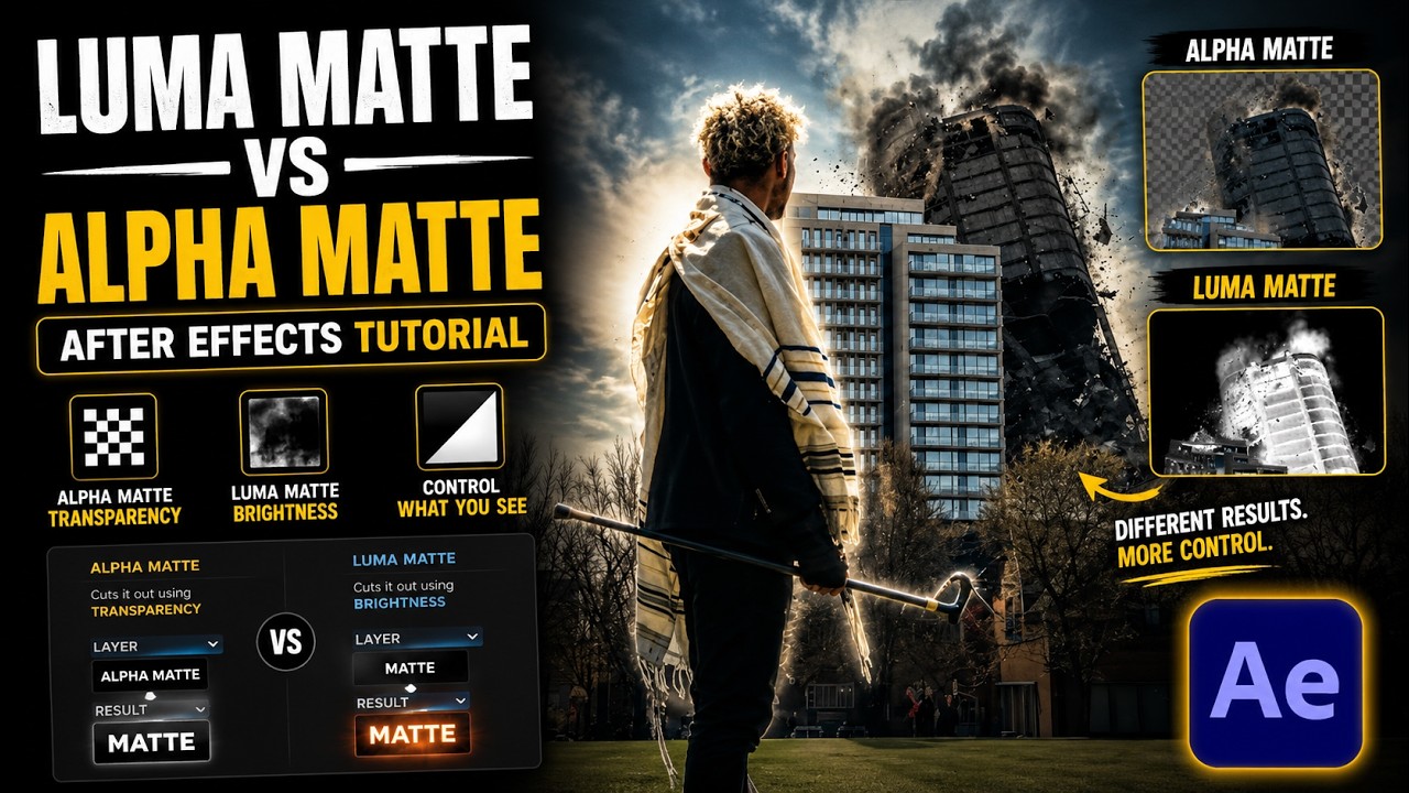 Luma Matte vs Alpha Matte Explained (After Effects — Finally Made ...