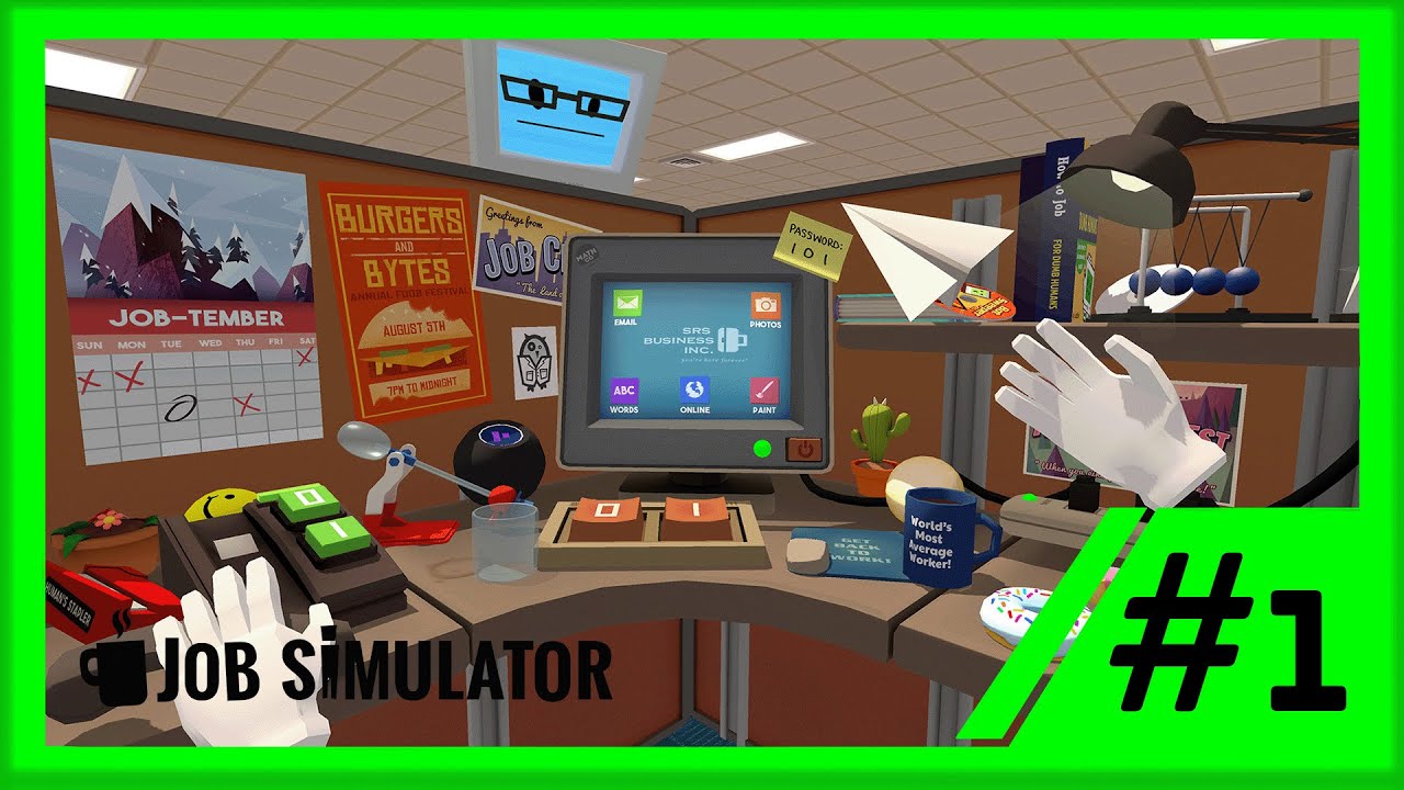 Office Oddball! | Job Simulator #1 | Game Geek Plays - YouTube