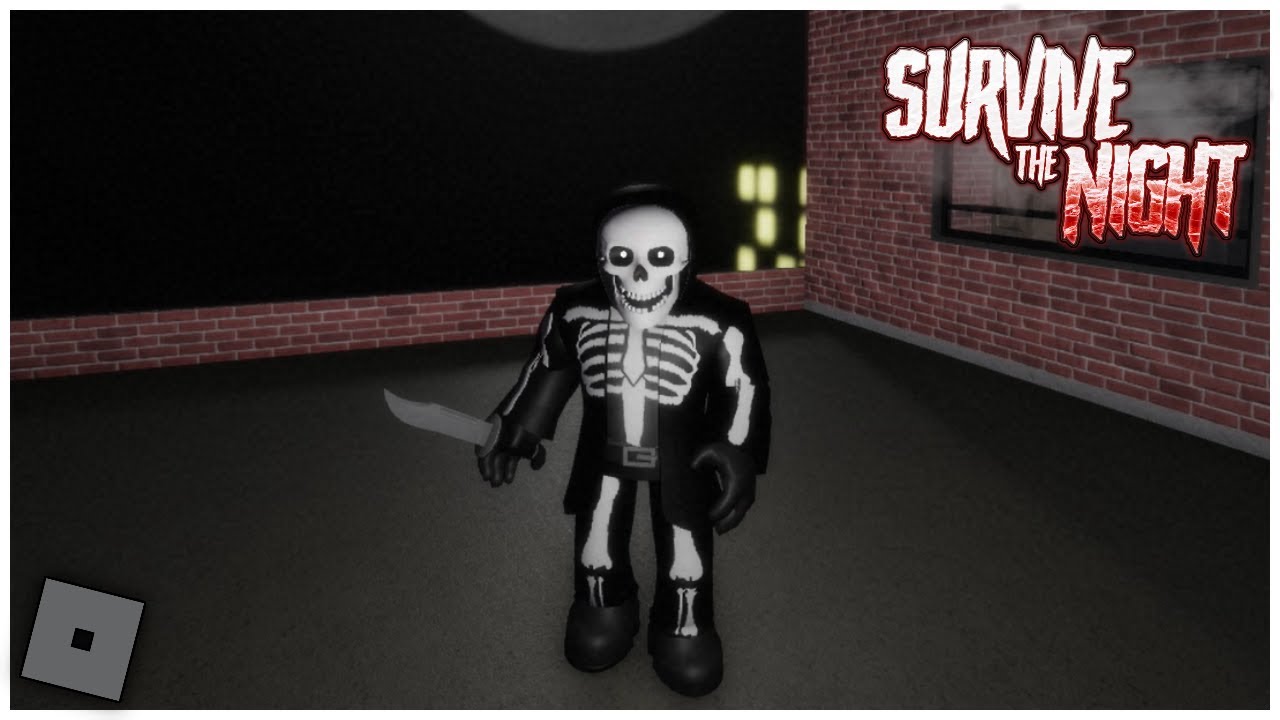Roblox Survive The Night - Skullface (Slasher Skin Showcase) - YouTube