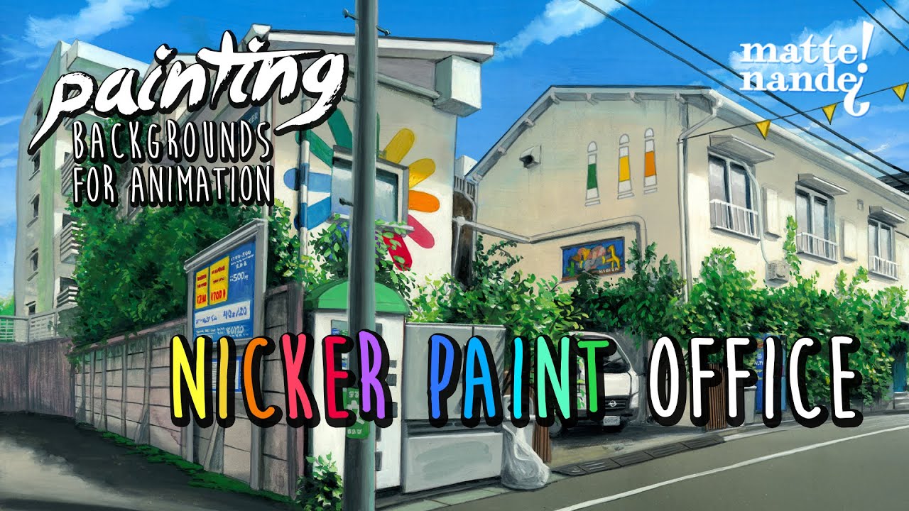 Nicker Paint Office | Painting Backgrounds for Animation | Nicker ...