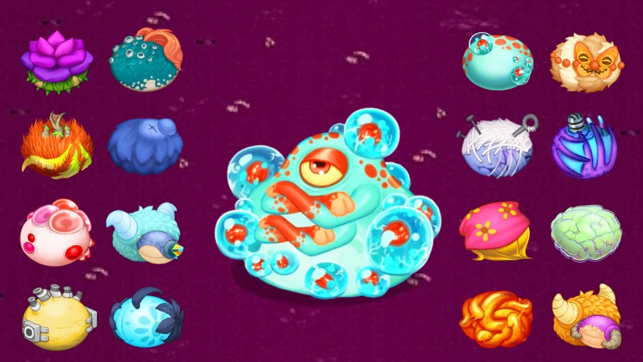 Psychic Island - ALL EGGS | All Sounds & Animations | My Singing ...