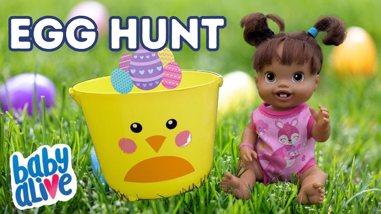 BABY ALIVE Easter Egg Hunt!! Baby Alive Baby's New Teeth Doll # ...