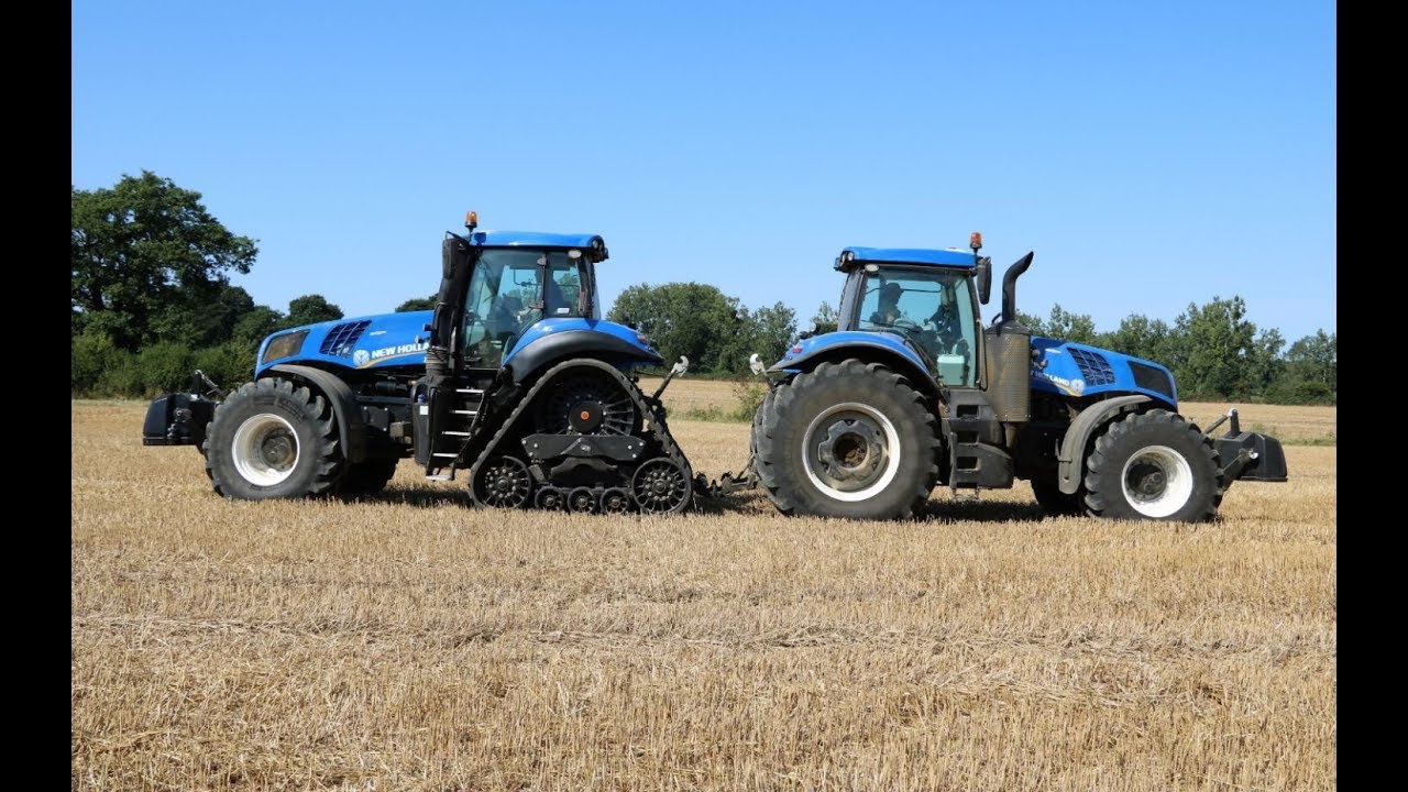 NH T8 SMARTTRAX ESSAI - YouTube