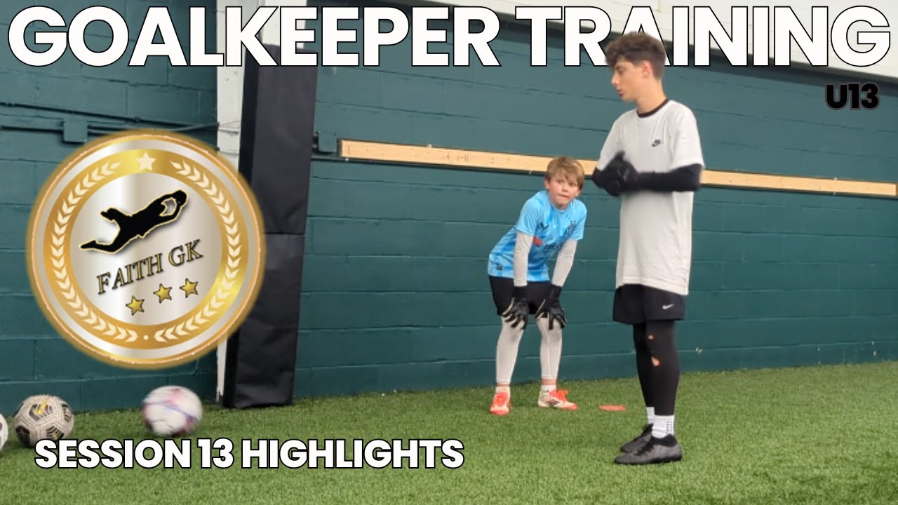 Goalkeeper Training Session 13- Footwork, Handling & Diving - YouTube