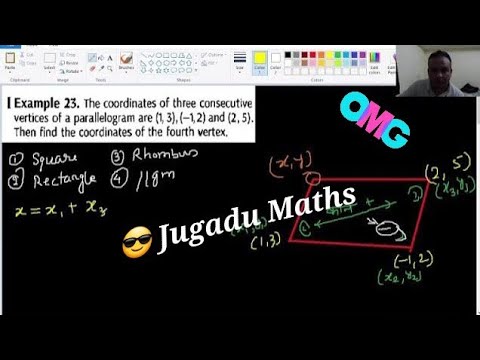 #shorttrick three consecutive vertices of a parallelogram are (1,3),(−1 ...