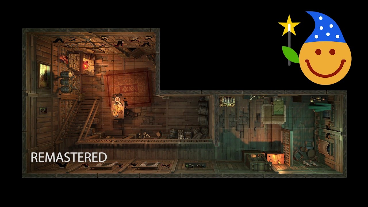 Animated Dungeon Maps - Demon Hunter's House Remastered - YouTube