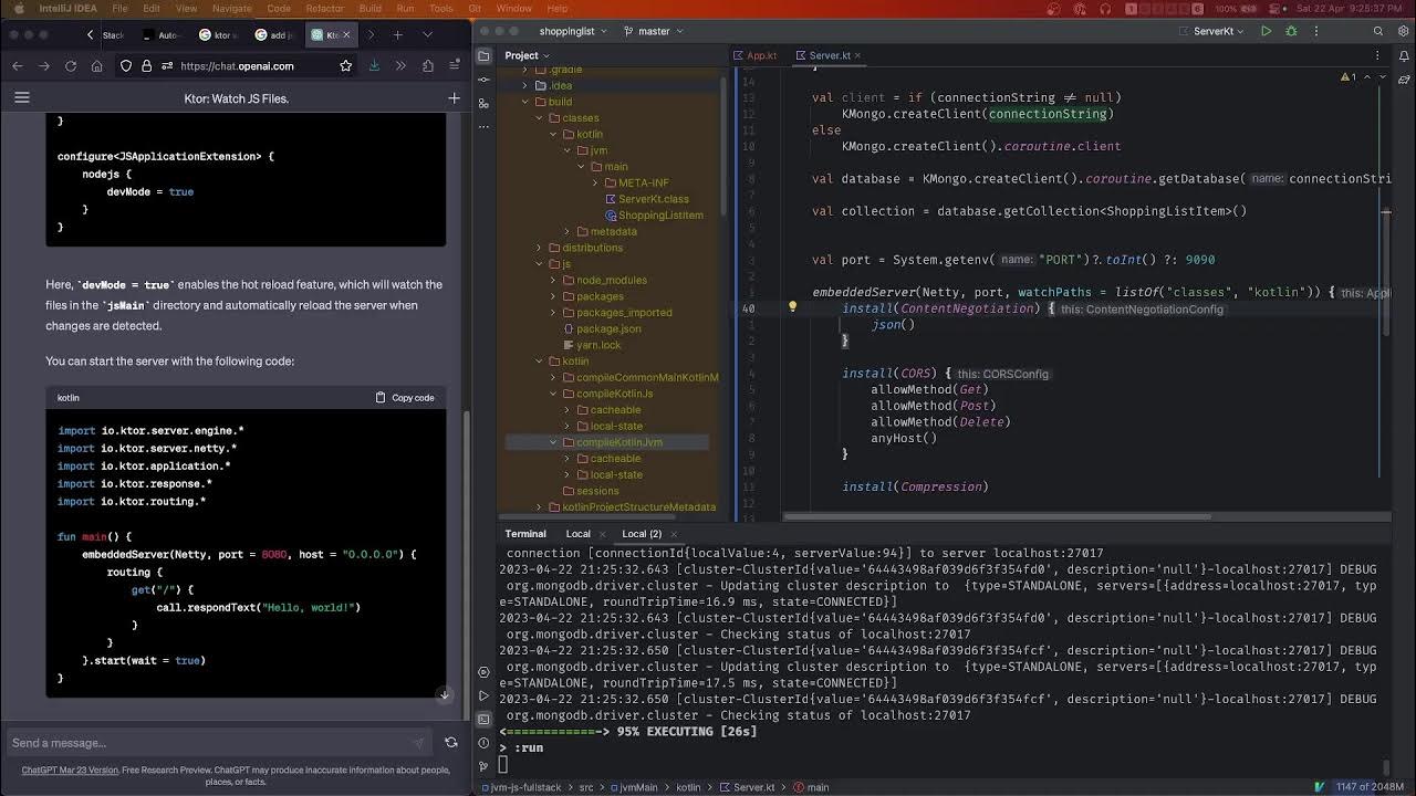 LIVE CODING 🔴 Full Stack Web App 🔴 Kotlin Multiplatform 🟢 React JS + Ktor - YouTube