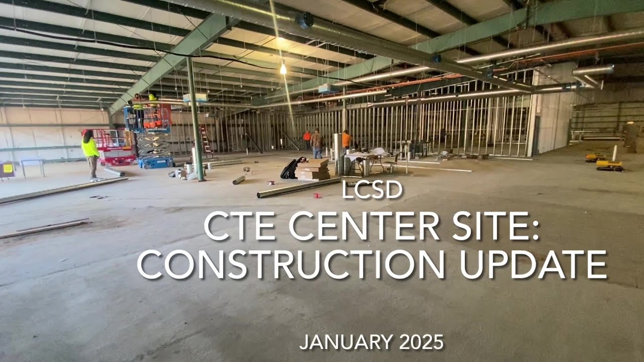 CTE Center Construction Update - YouTube