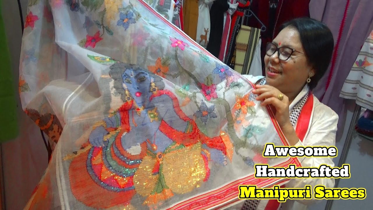 National Awardee Konjenbam Medha Devi Sarees Manipur | Pure Cotton ...