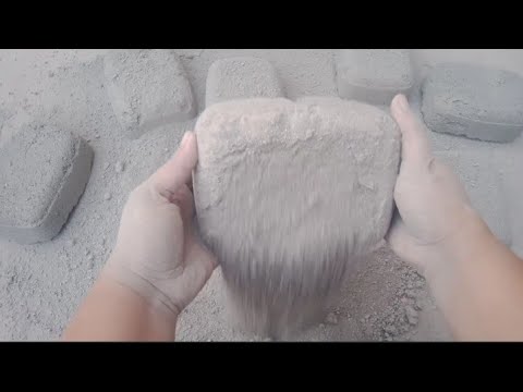 Handmade gritty sand nonstop dry floor crumbling 💆🌪️💆 - YouTube