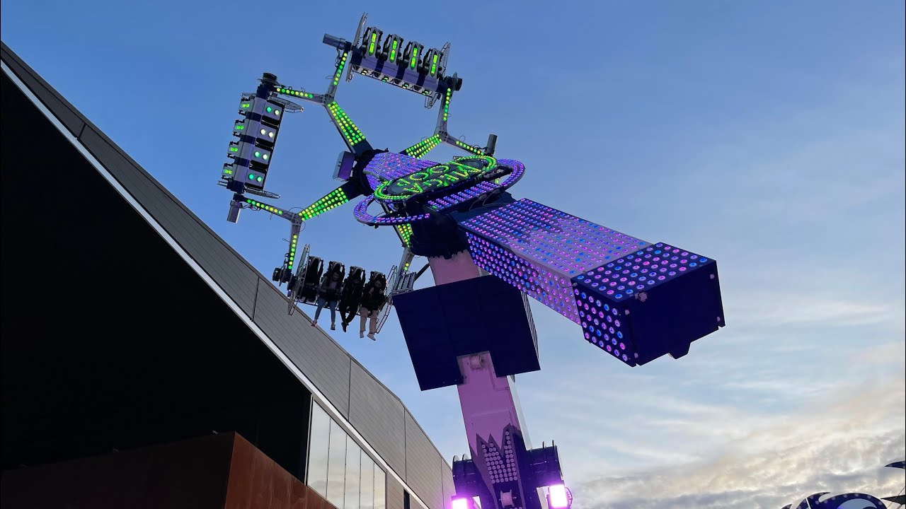 Mega Loop (Pfausser) On Ride Foire de Mars Troyes 2022 - YouTube