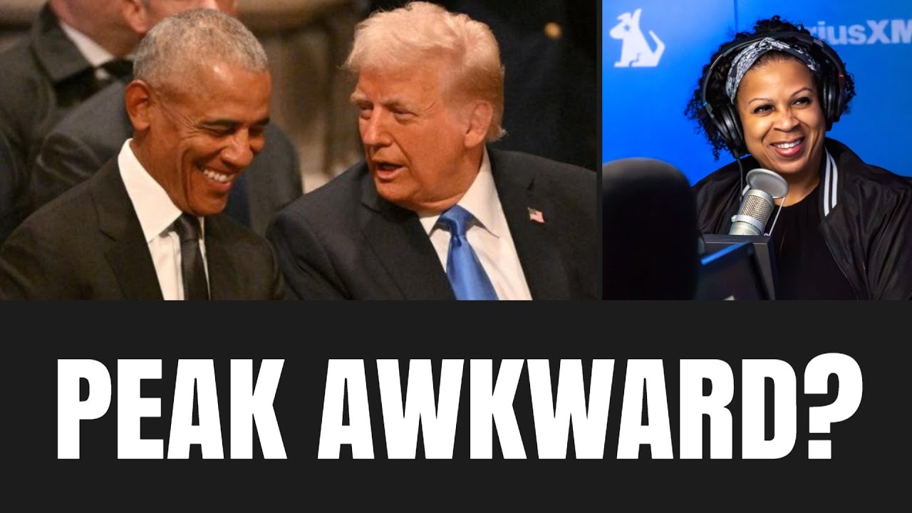 Thoughts? Obama & Trump Laughing Together at Carter’s Funeral - YouTube