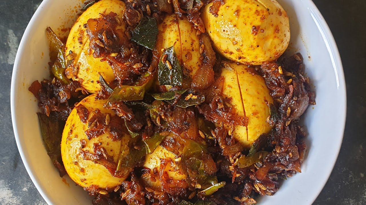 Sri Lanka Egg roast | Egg fry recipe | mutta roast | முட்டை ரோஸ்ட் ...