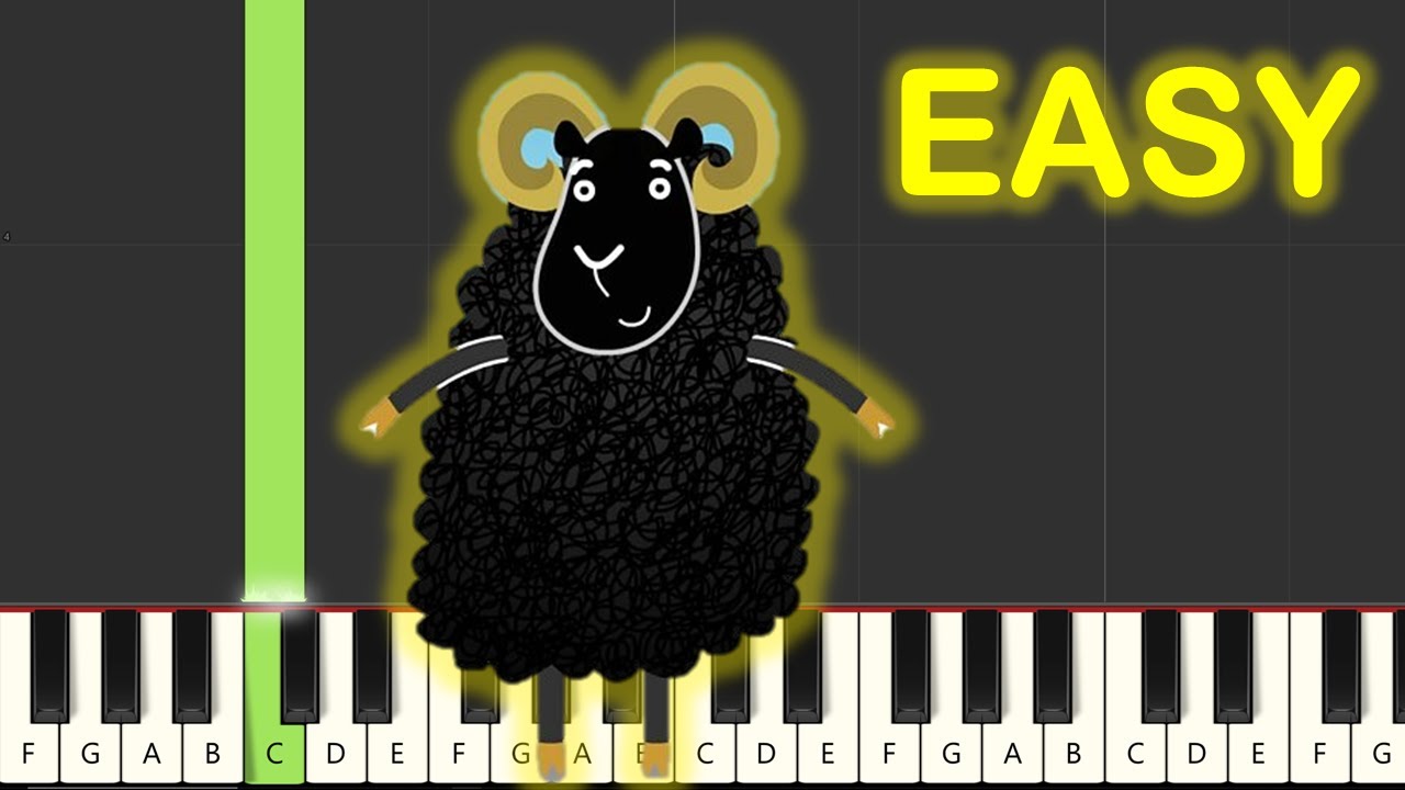Baa Baa Black Sheep Piano Tutorial - YouTube